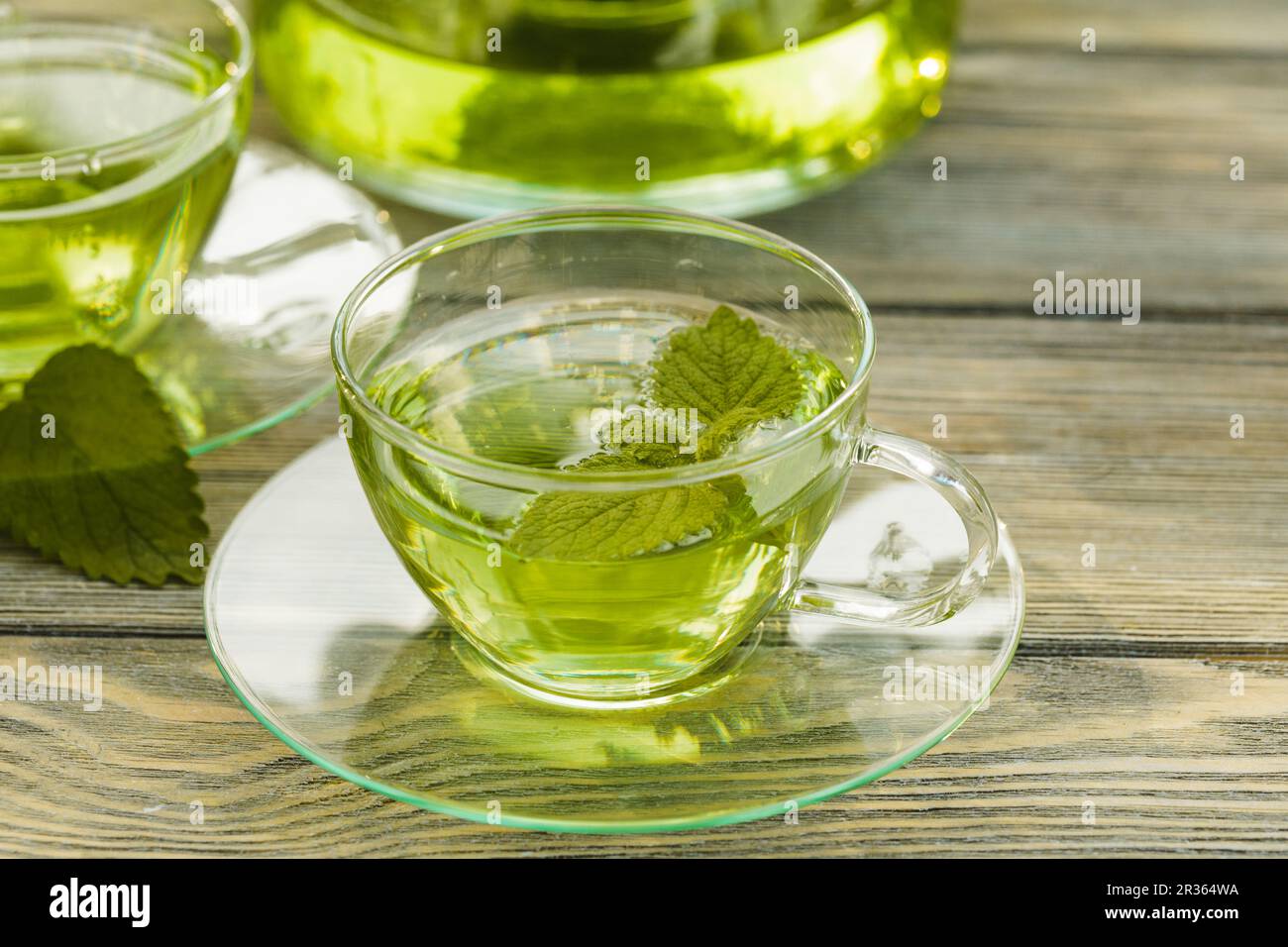 The Melissa tea Stock Photo - Alamy