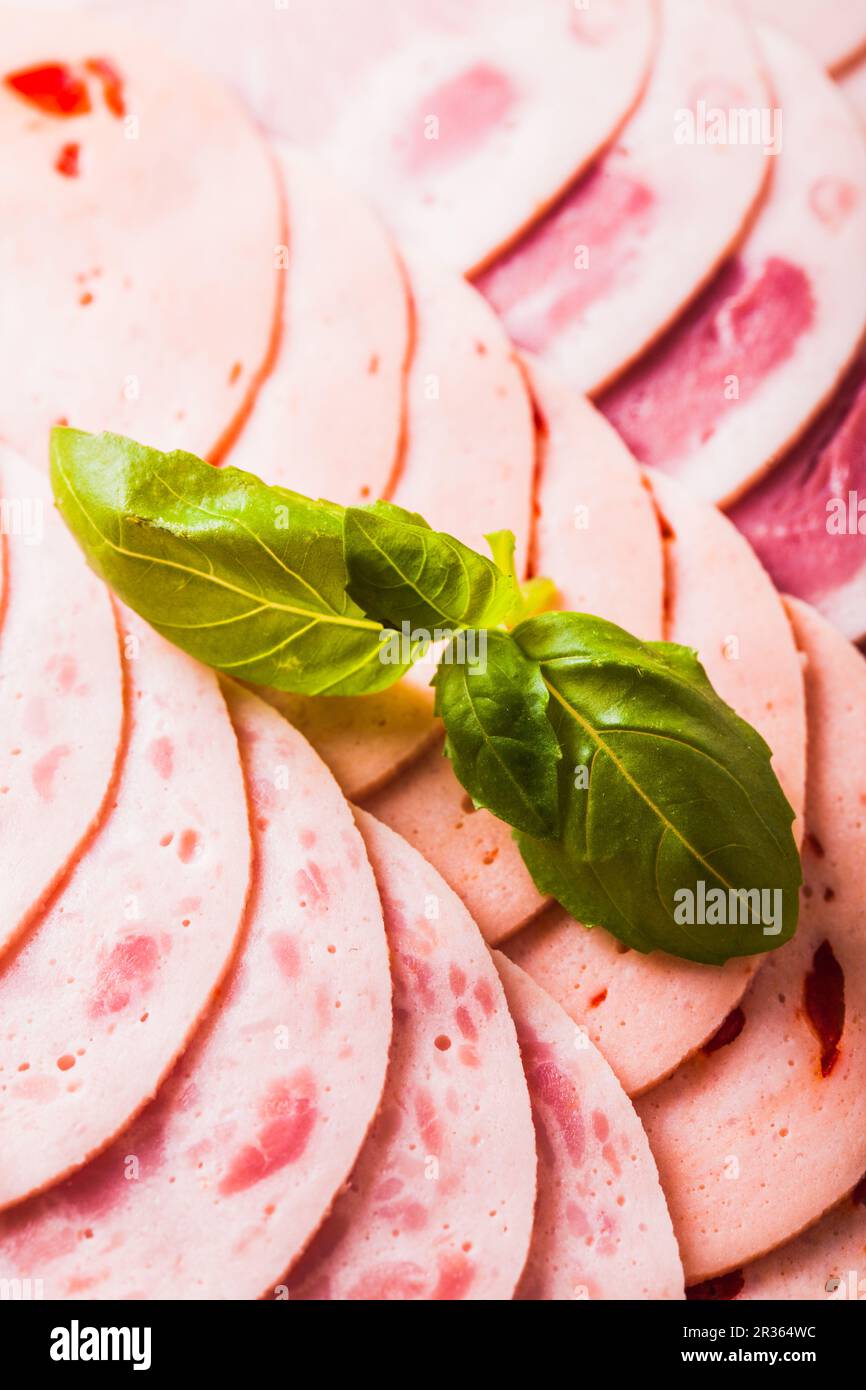 Set meat cold cuts hi-res stock photography and images - Alamy