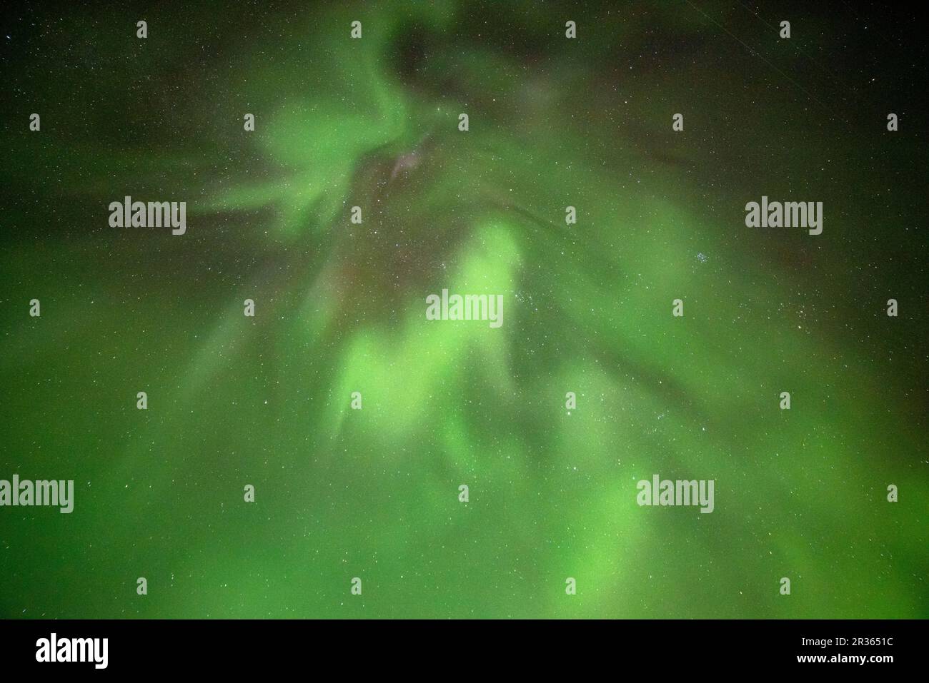 Northern lights display seen in northern Canada, Yukon Territory ...