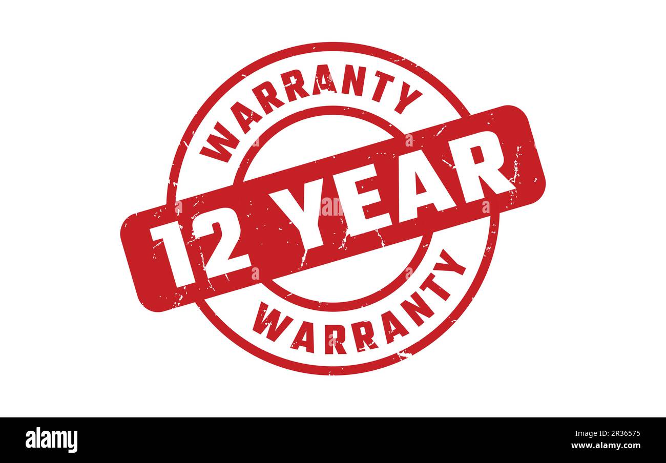 12 years warranty Cut Out Stock Images & Pictures - Alamy