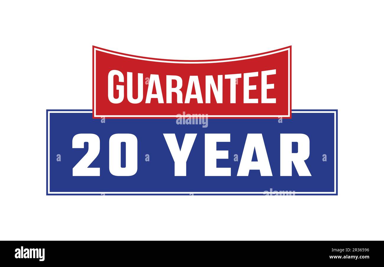 20 year guarantee hi-res stock photography and images - Alamy