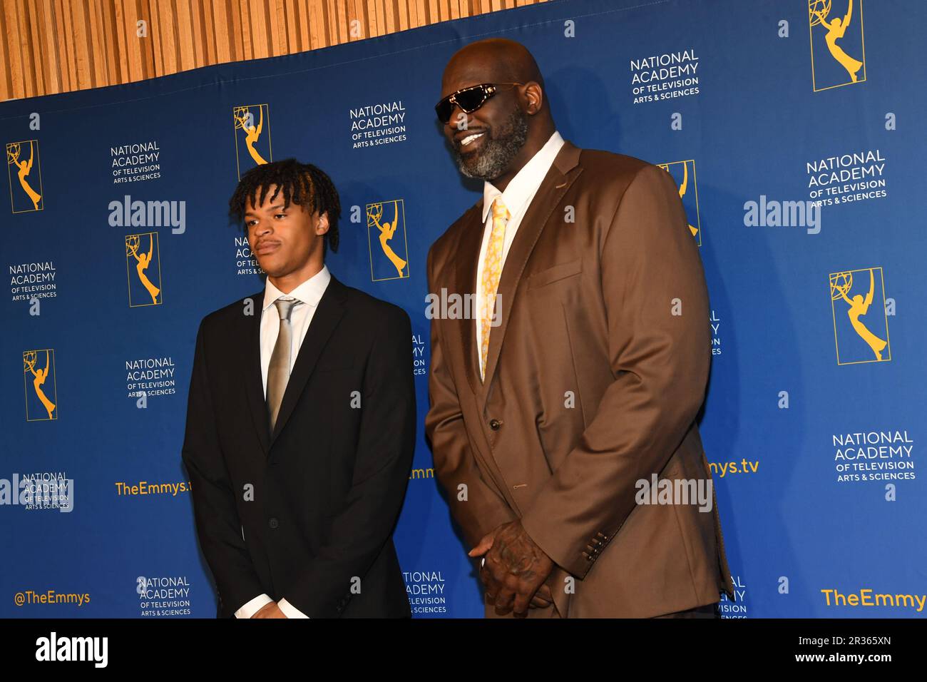 New York, USA. 22nd May, 2023. Shaqir O'Neal and Shaquille O'Neal ...