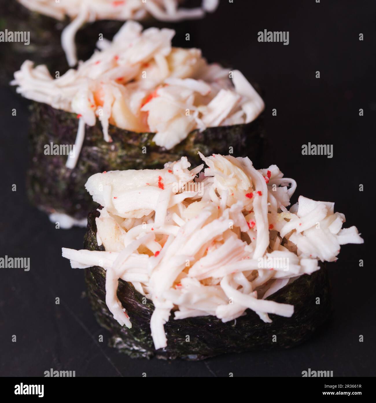 Kani sushi with crab Stock Photo - Alamy
