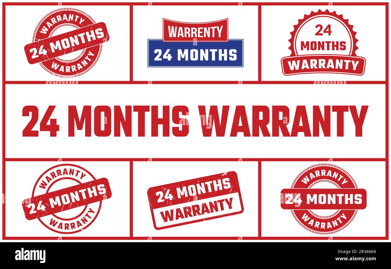 24 months warranty Stock Vector Images - Alamy