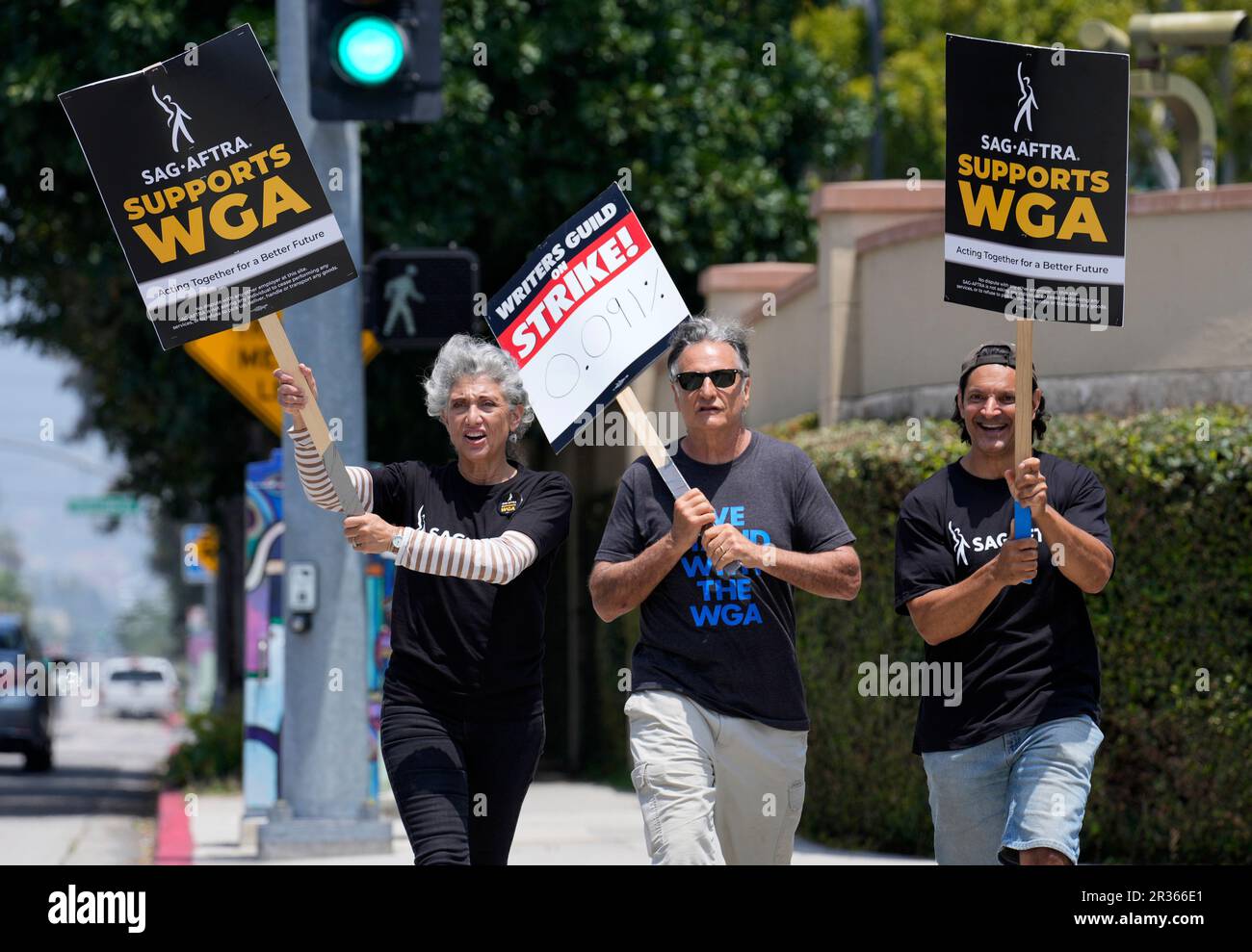 Actors Amy Aquino, left, and Michael Kajganich, right, join writer ...