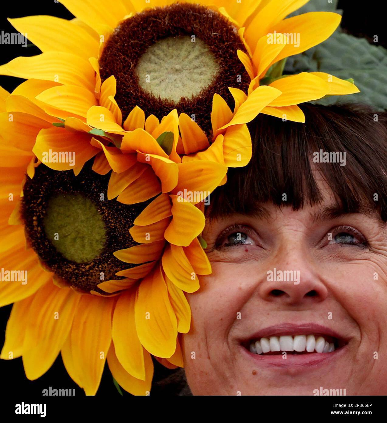 London, Britain. 22nd May, 2023. A woman attends the Royal ...