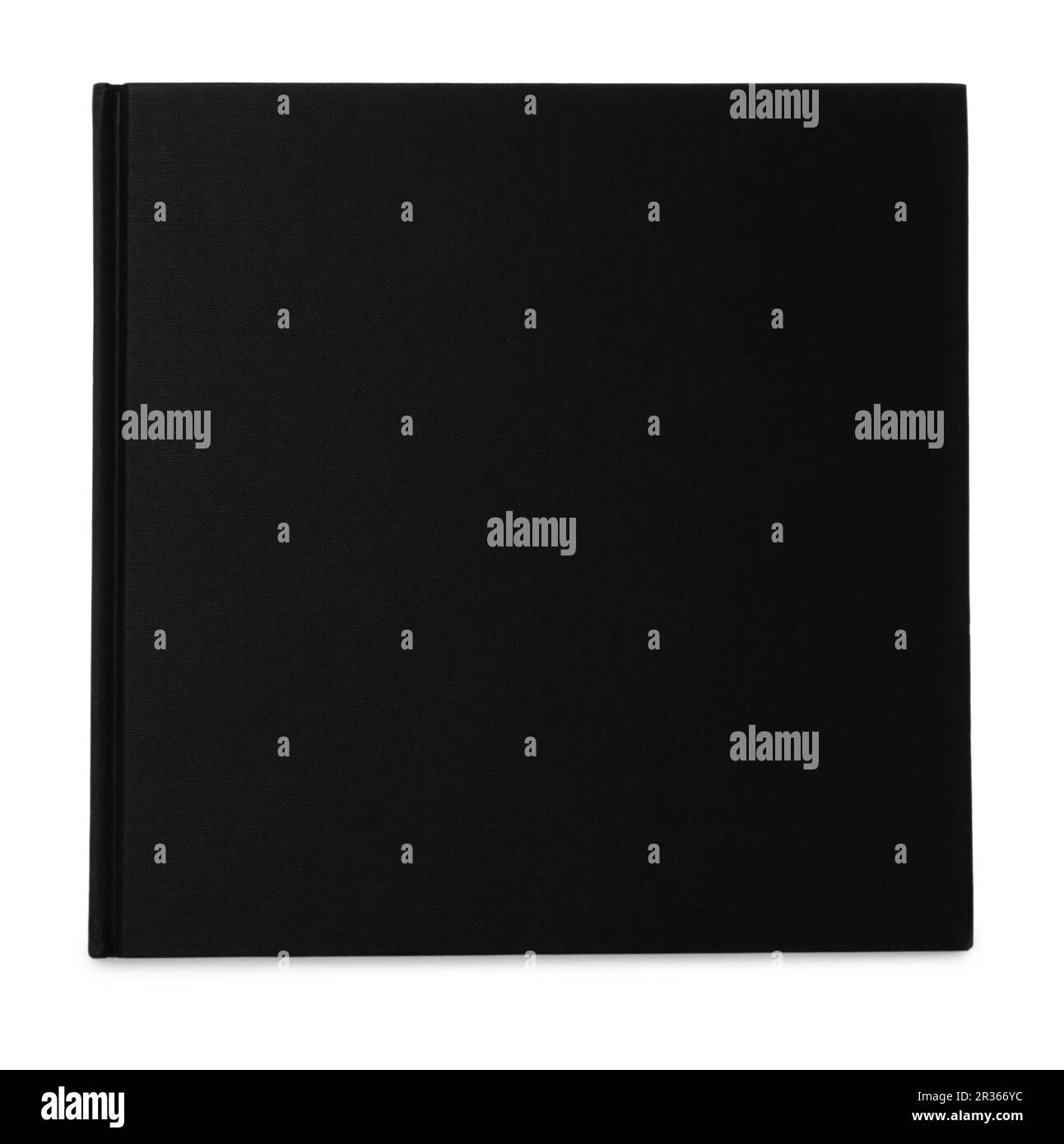 Closed book with black hard cover isolated on white Stock Photo - Alamy