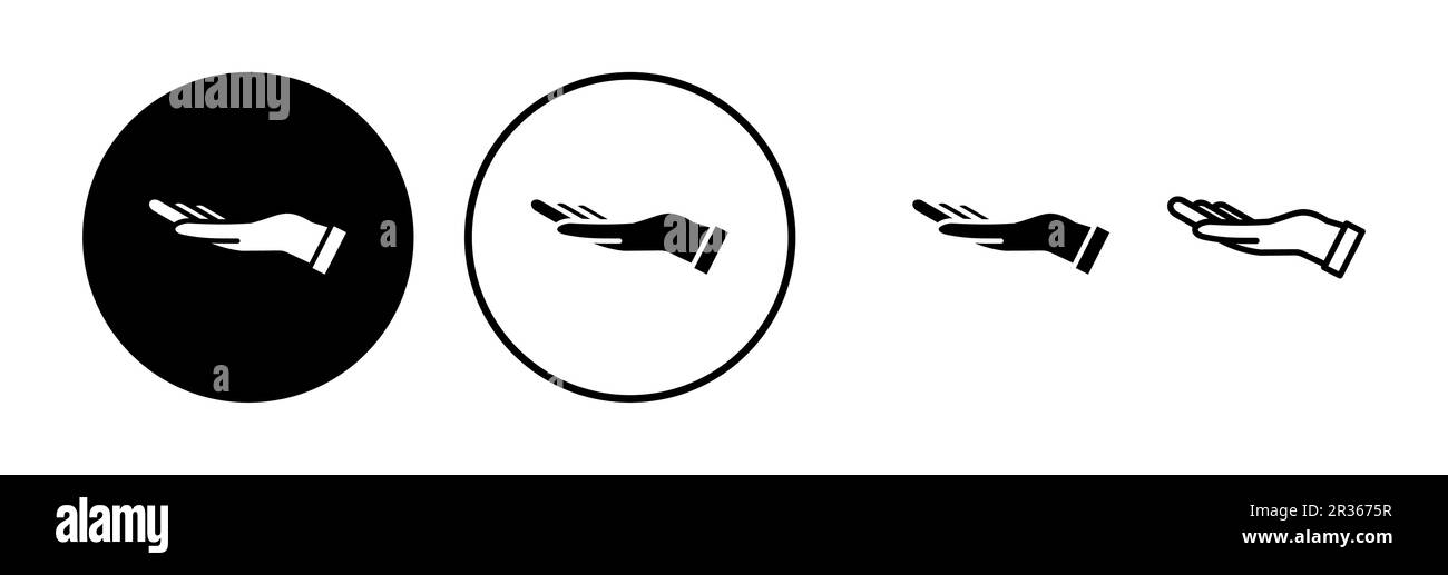 Hand icon vector. hand symbols. palm Stock Vector Image & Art - Alamy