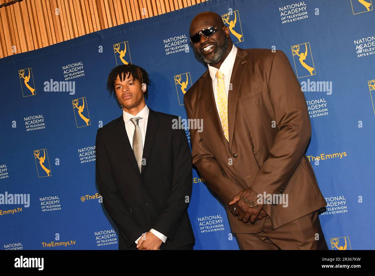 New York, USA. 22nd May, 2023. Shaqir O'Neal and Shaquille O'Neal ...