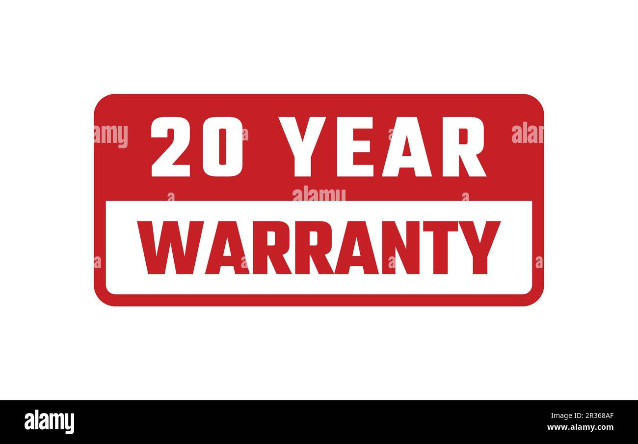 20 year warranty hi-res stock photography and images - Alamy