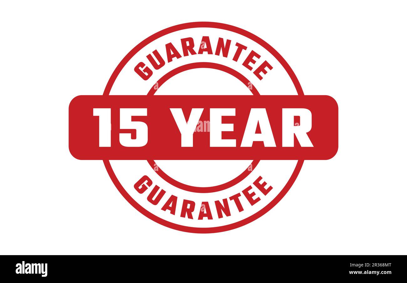 15 year guarantee hi-res stock photography and images - Alamy