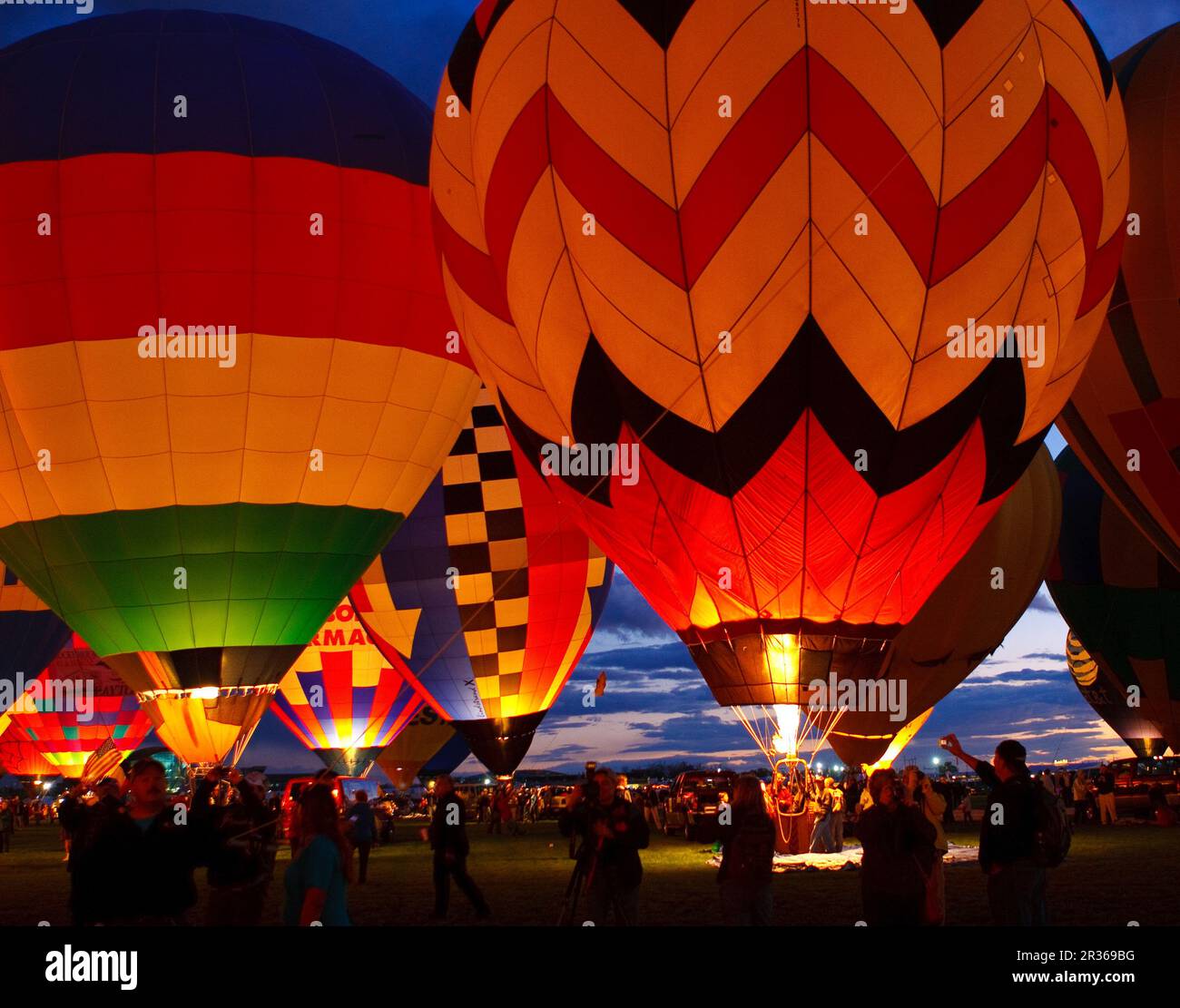 Mass ascension balloon fiesta albuquerque hi-res stock photography and images - Alamy