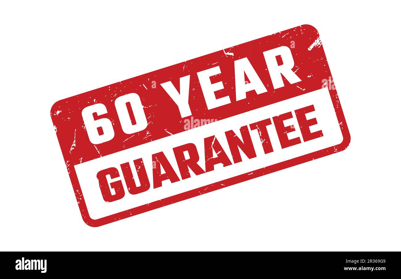 60 Year Guarantee Rubber Stamp Stock Vector Image & Art - Alamy