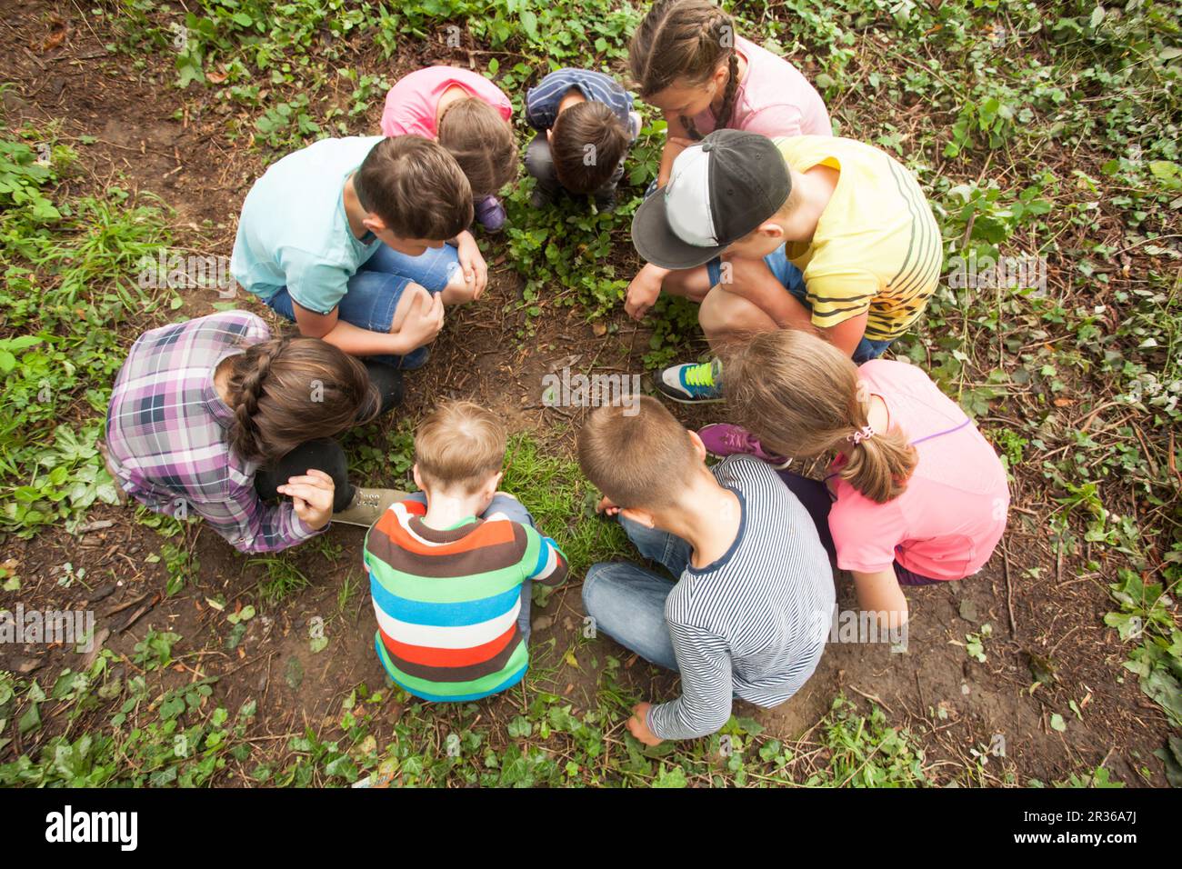 Children having fun outdoor Stock Photo - Alamy