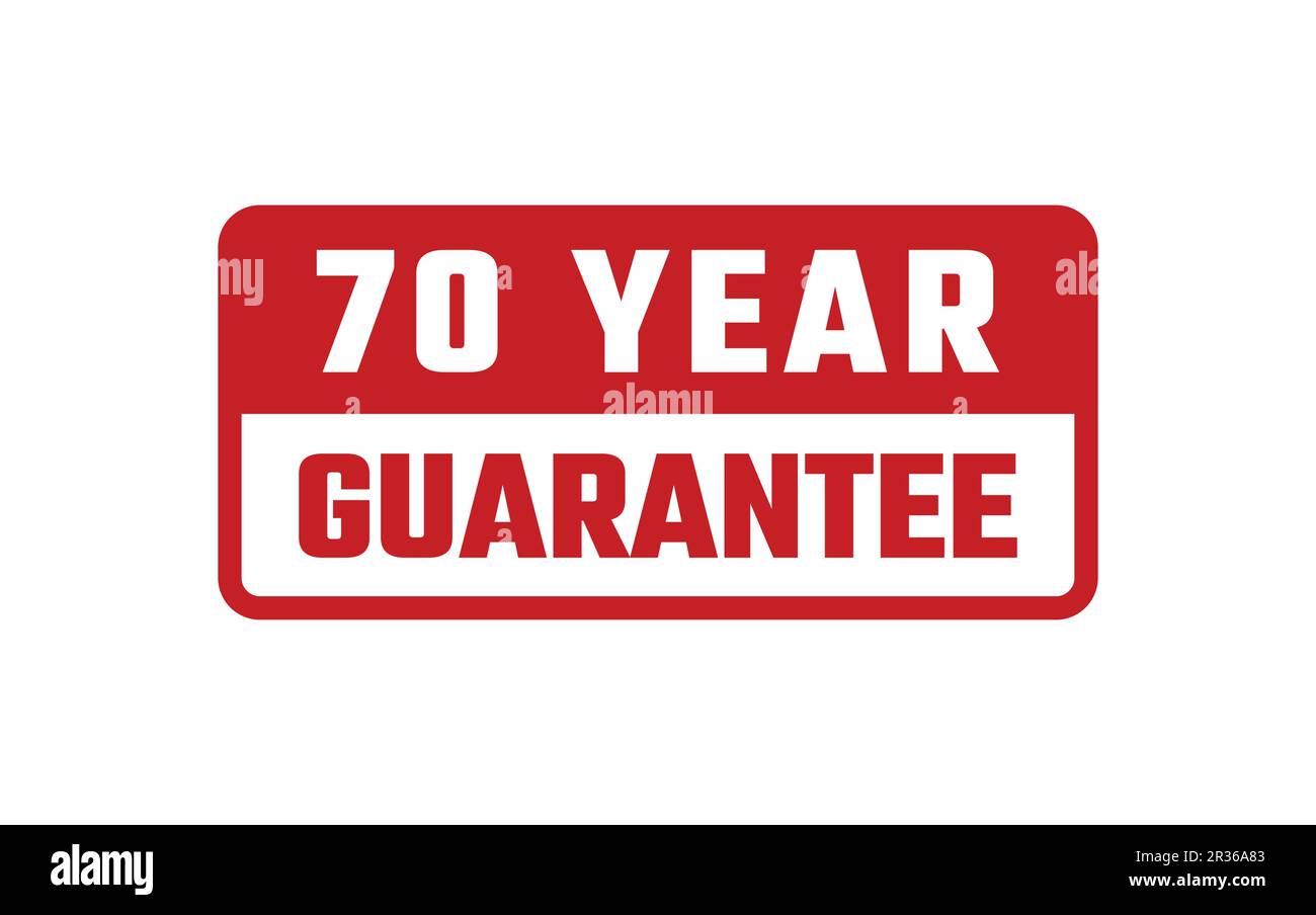 70 year guarantee Stock Vector Images - Alamy