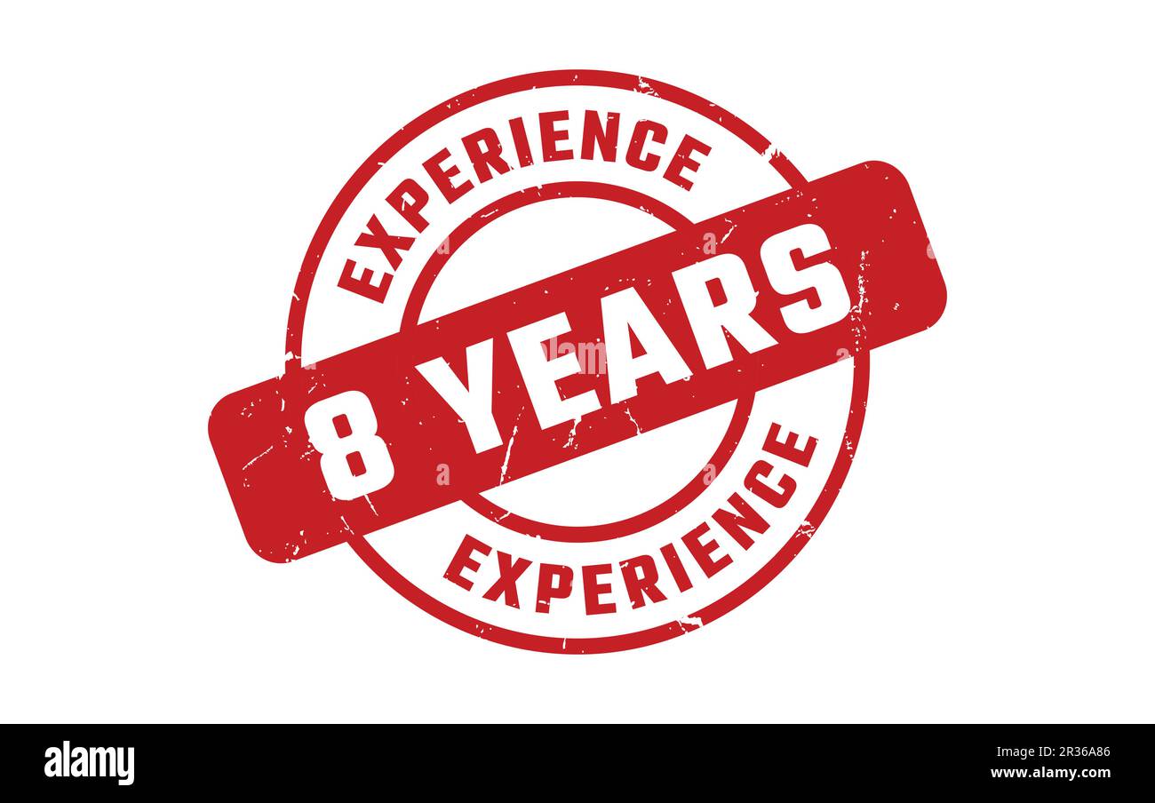 8 years of experience Stock Vector Images - Alamy