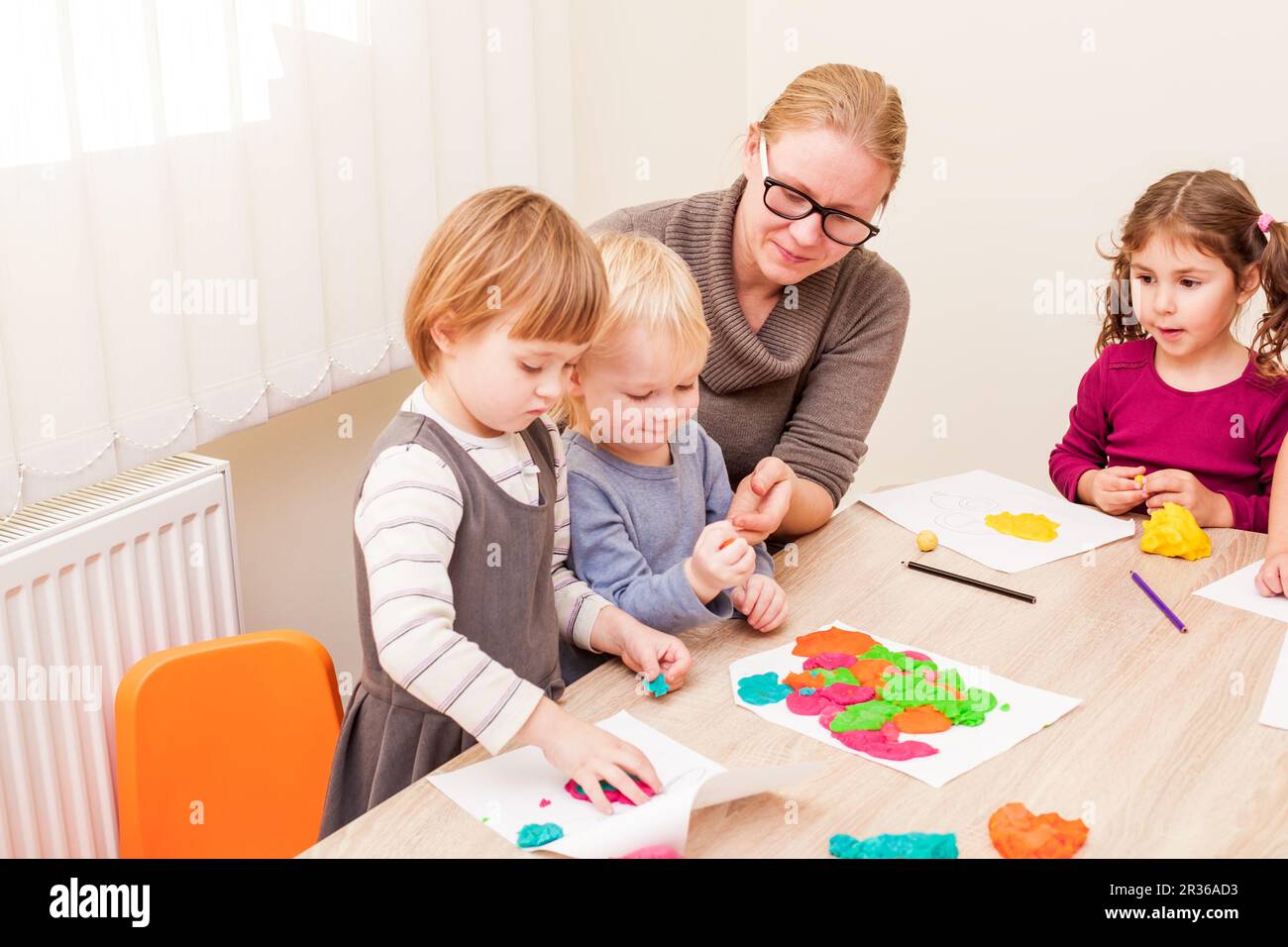 Interesting lesson modeling Stock Photo - Alamy