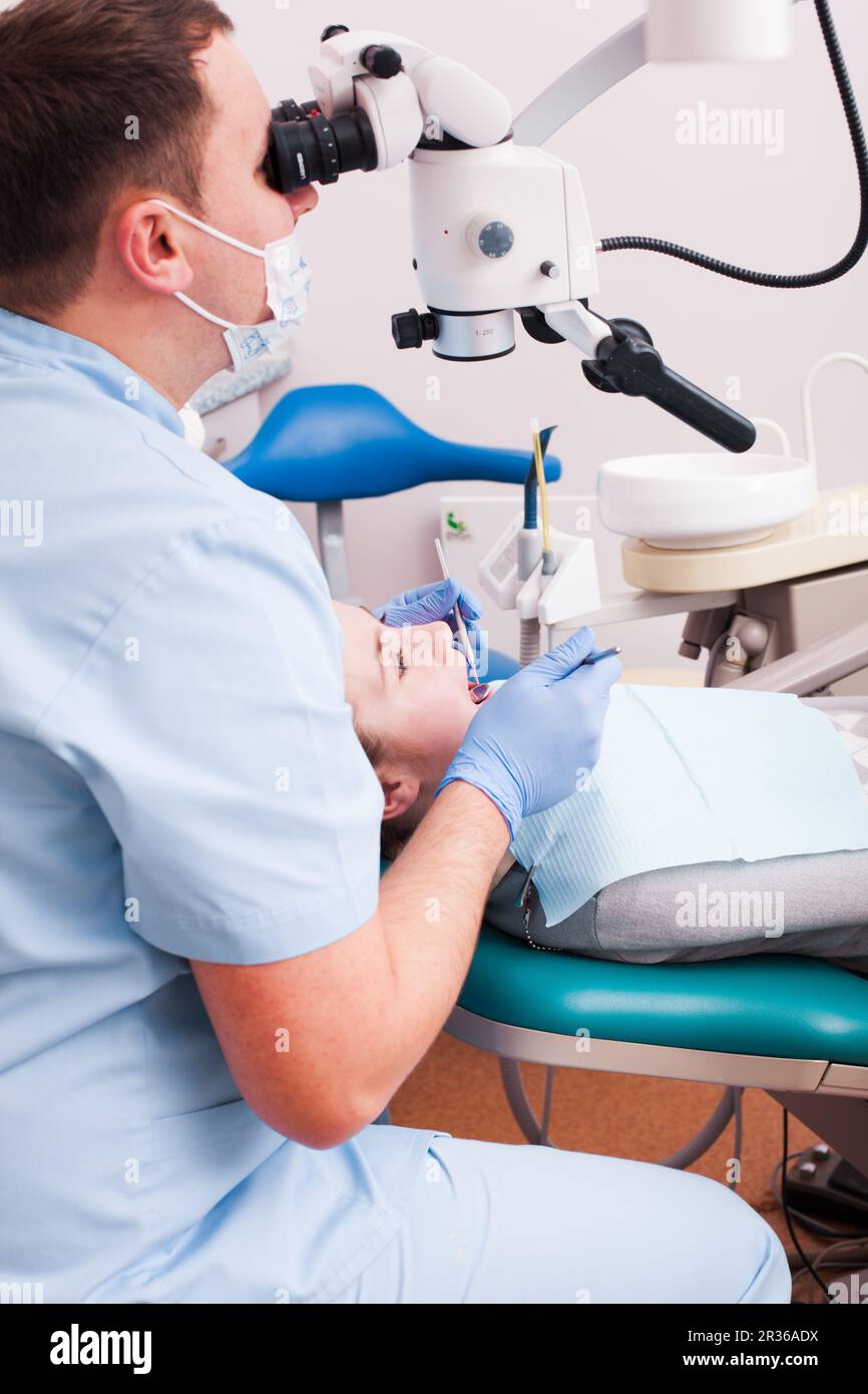 Equipment in dentistry Stock Photo - Alamy