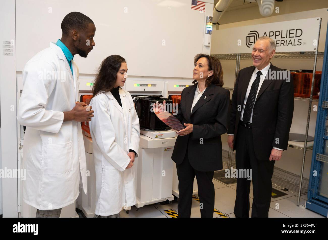 IMAGE DISTRIBUTED FOR APPLIED MATERIALS - U.S. Vice President Kamala ...