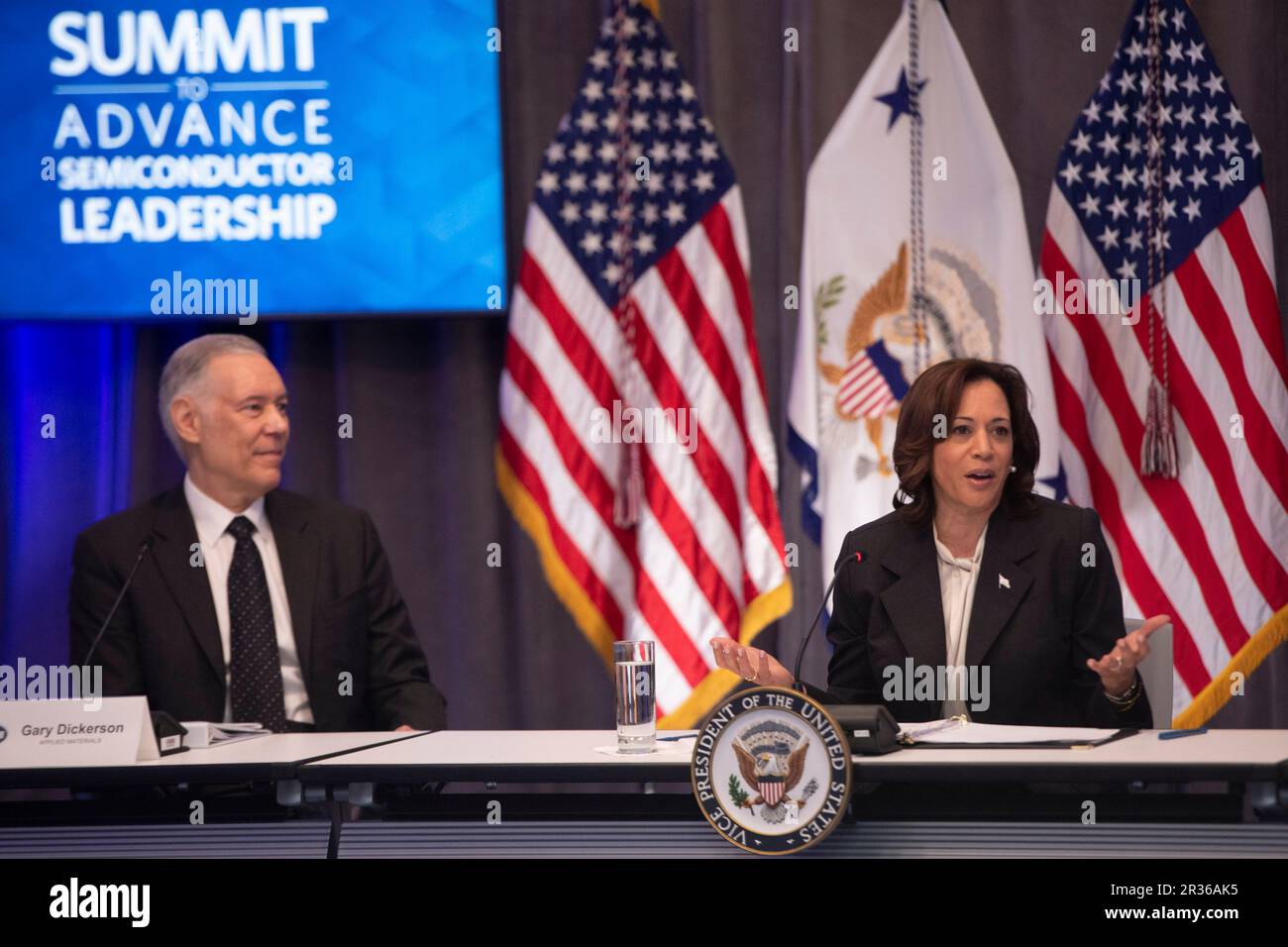 IMAGE DISTRIBUTED FOR APPLIED MATERIALS - U.S. Vice President Kamala ...