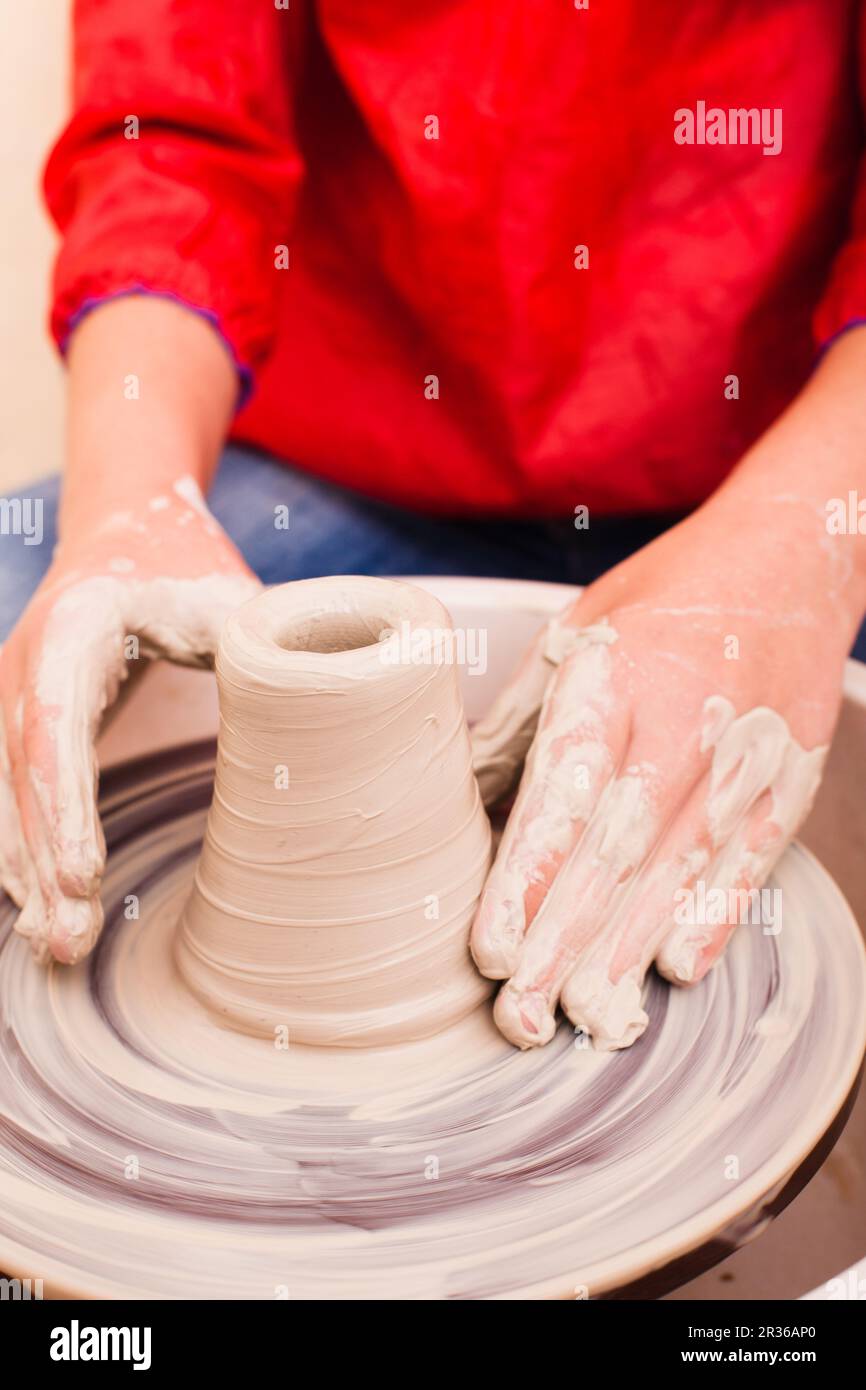 Ceramic modeling hi-res stock photography and images - Alamy