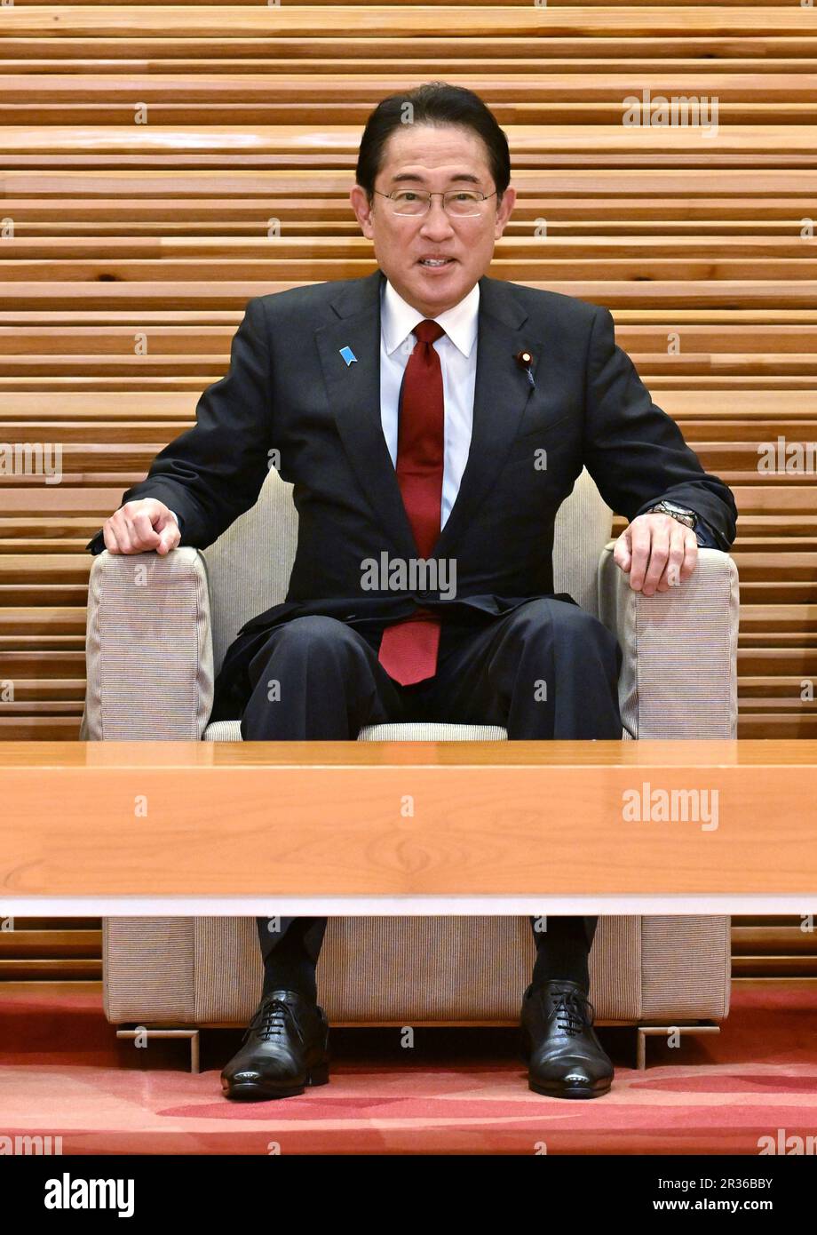 Japanese Prime Minister Fumio Kishida Attends A Cabinet Meeting At