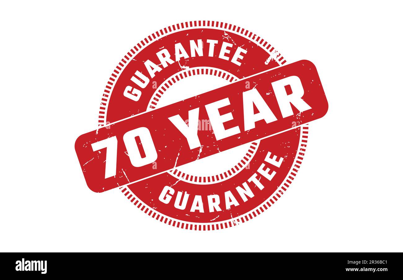 70 year guarantee Stock Vector Images - Alamy