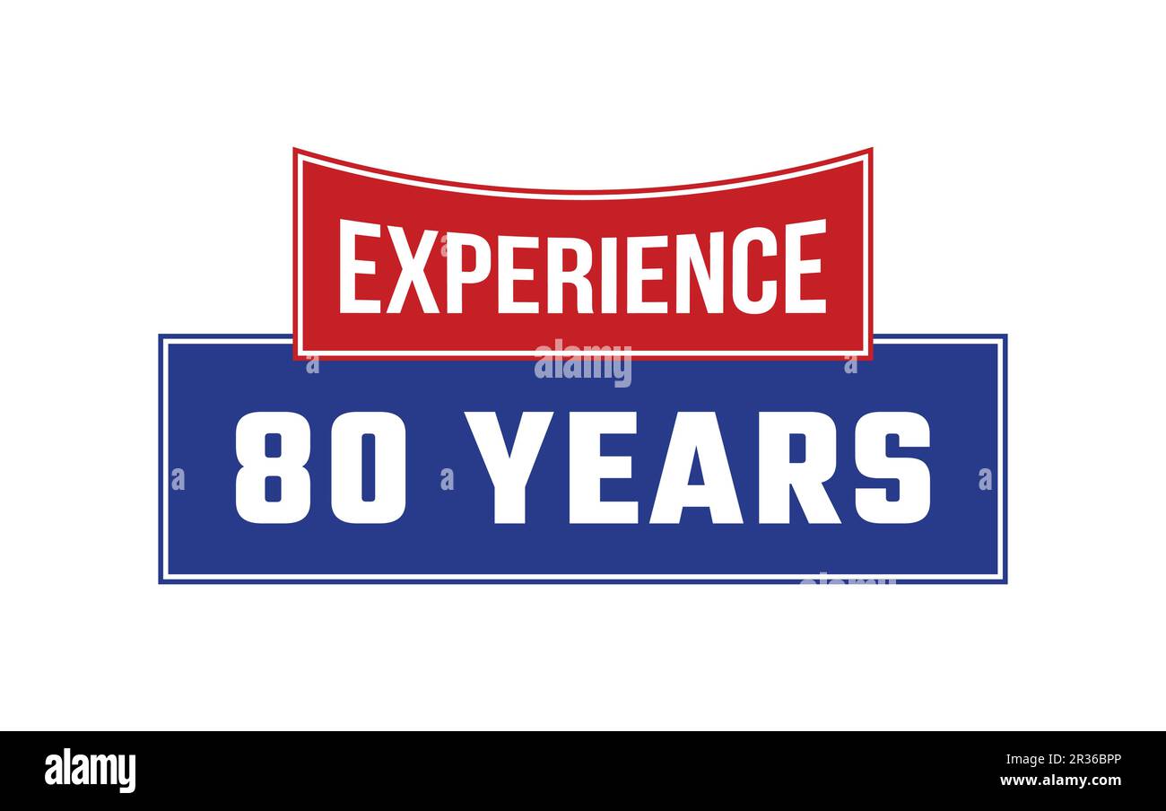 80 years logo Stock Vector Images - Alamy