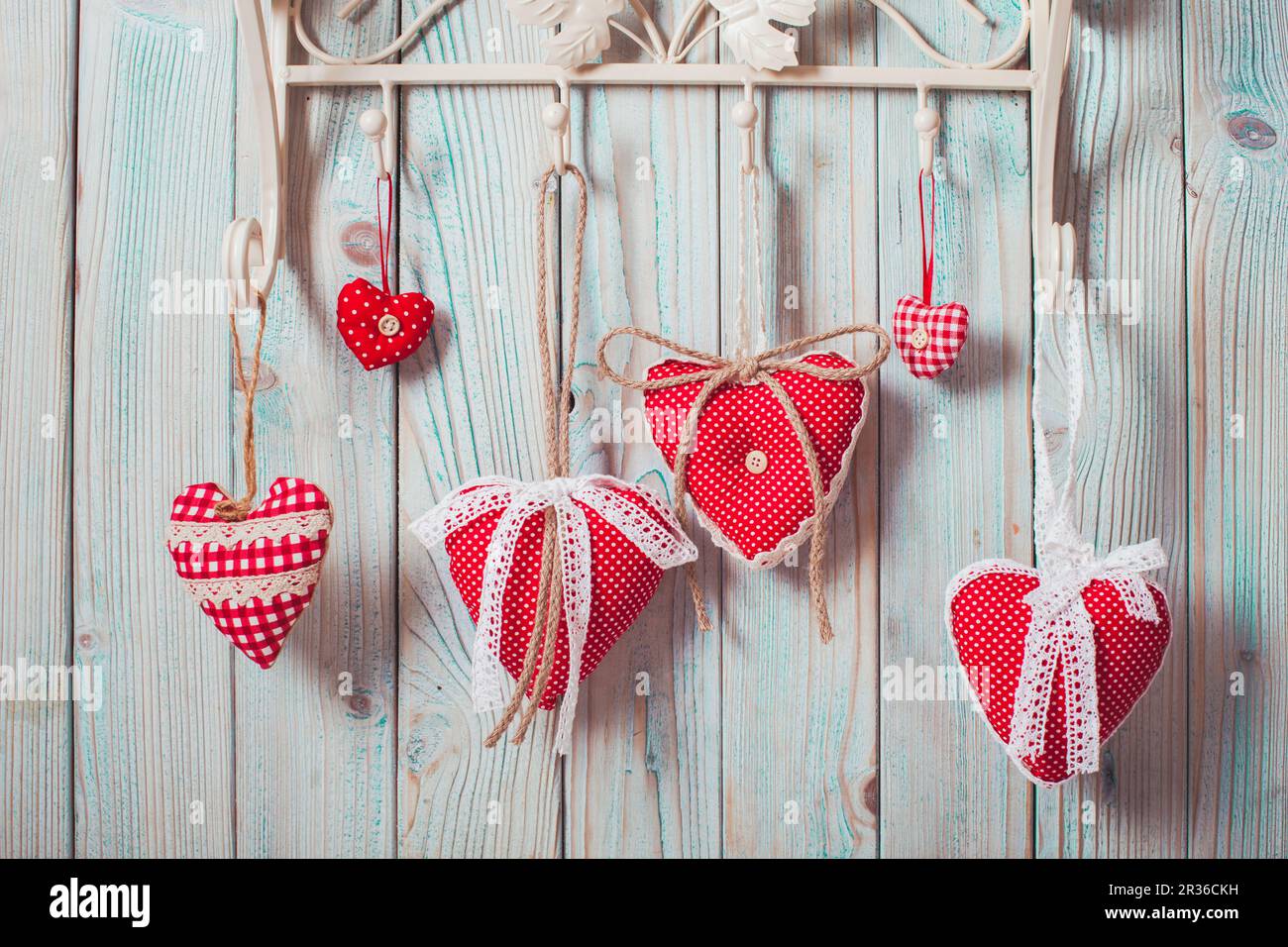 Hanging hearts hi-res stock photography and images - Alamy