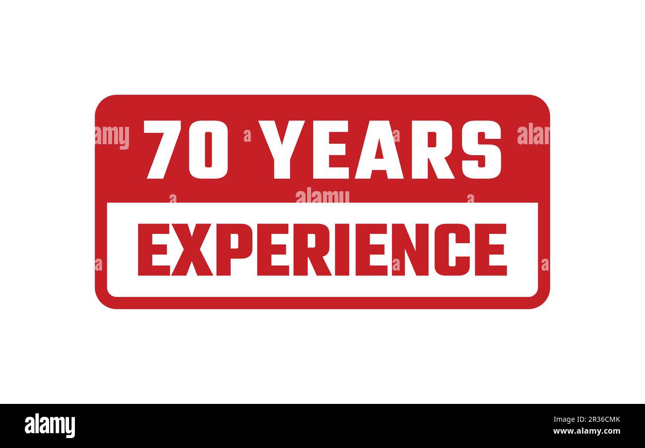 70 years of experience Stock Vector Images - Alamy