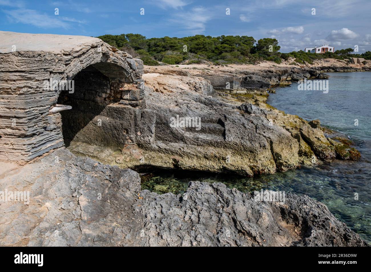 escar d'en Giqueta, S Estalella, Llucmajor, Mallorca, Balearic Islands ...