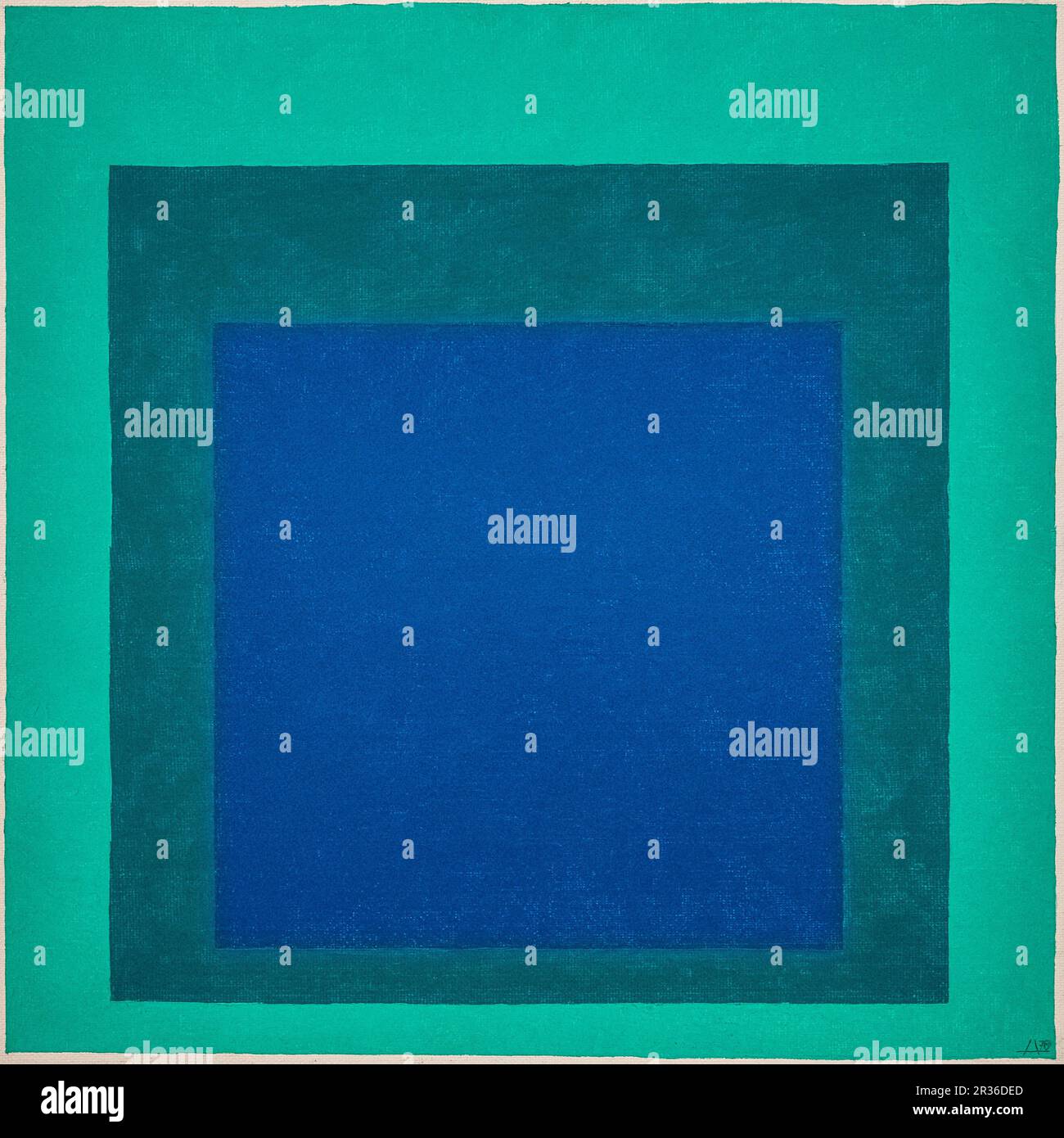 Color Study for Homage to the Square, 1955,oil on masonite , Josef ...