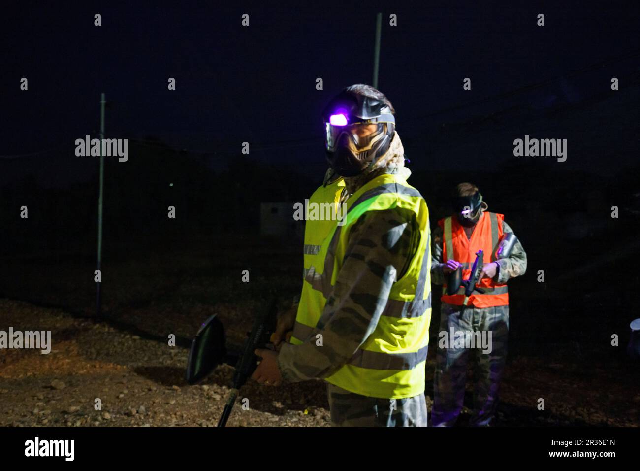 Zombie attack, Paint Ball Marratxi, Majorca, Balearic Islands, Spain ...