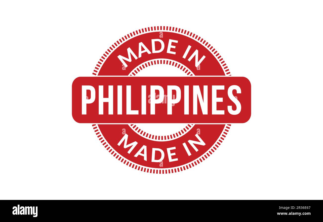 Made In Philippines Rubber Stamp Stock Vector Image & Art - Alamy