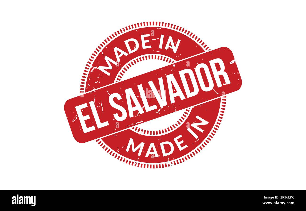 Made In El Salvador Rubber Stamp Stock Vector Image & Art - Alamy