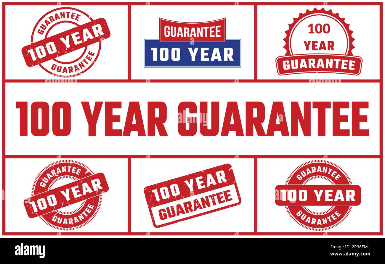 100 year guarantee Stock Vector Images - Alamy