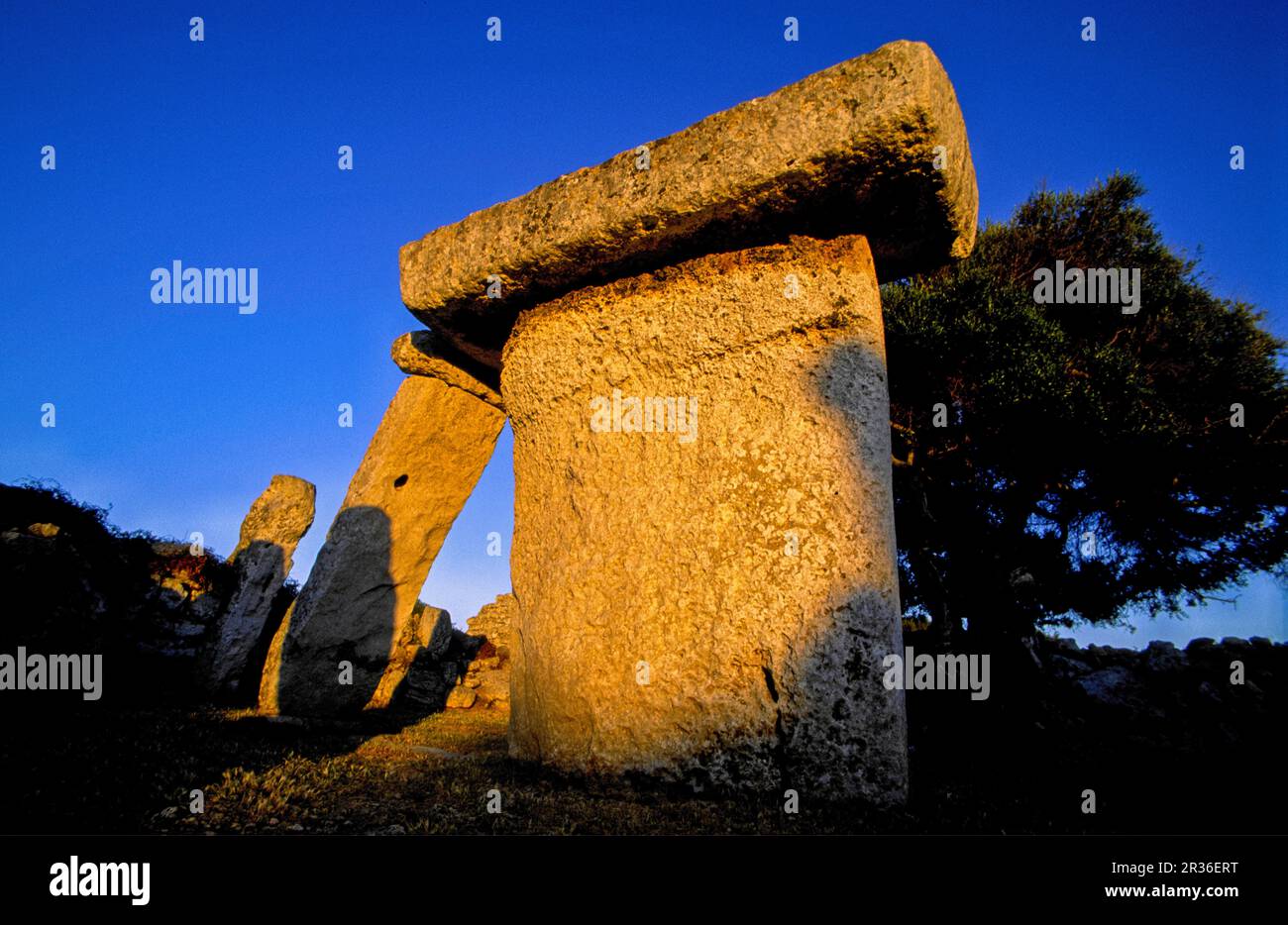 Talati Taula of Dalt.Talayotic Sanctuary.Maó.Menorca. Balearic Islands ...