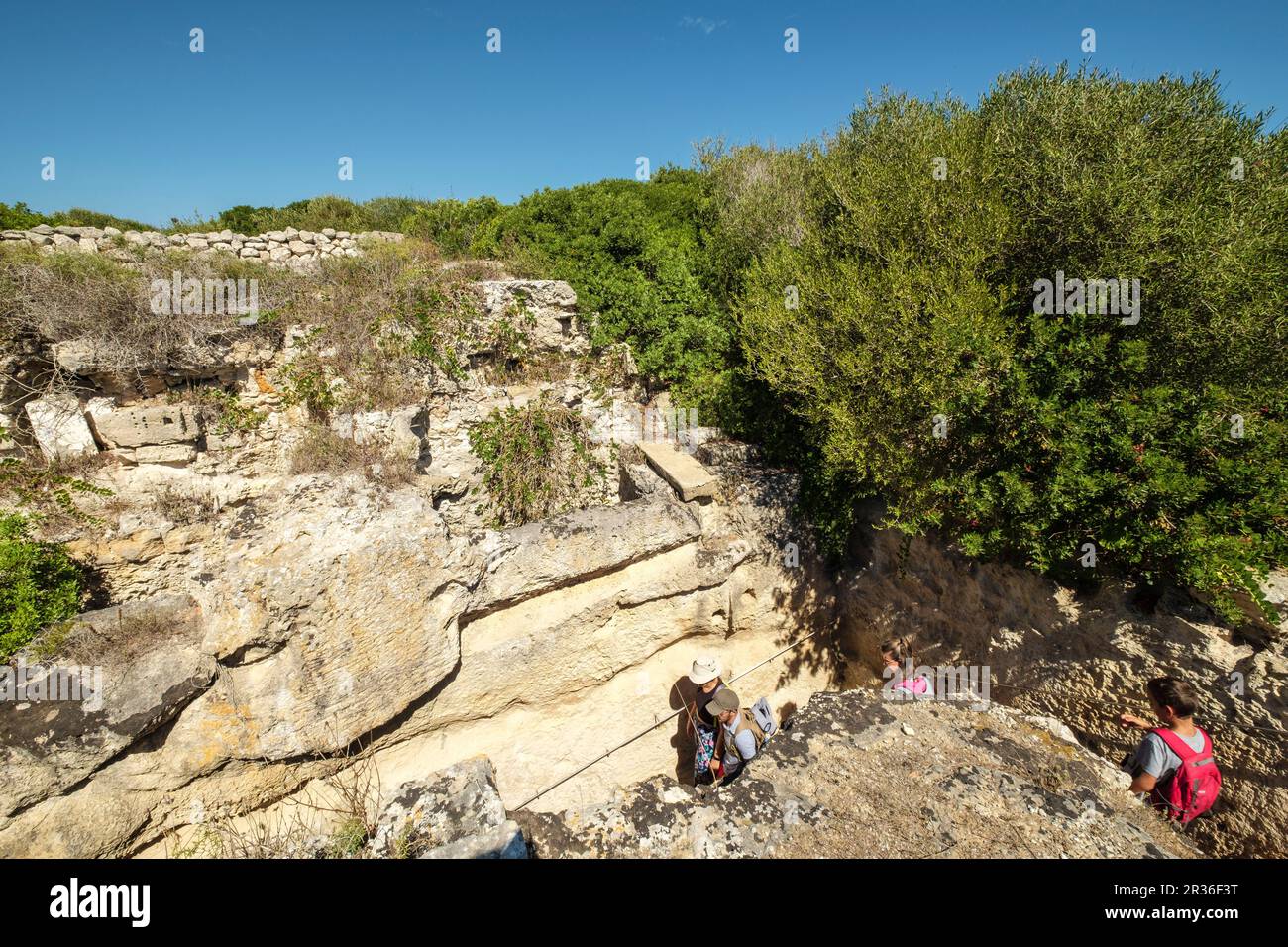 castillo de San Felipe, siglo XVI ,boca del puerto de Mahón, municipio ...