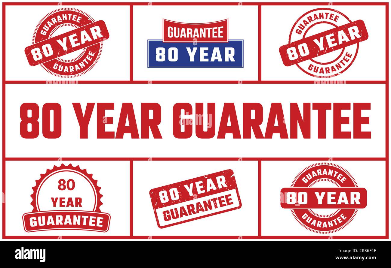 80 year guarantee hi-res stock photography and images - Alamy