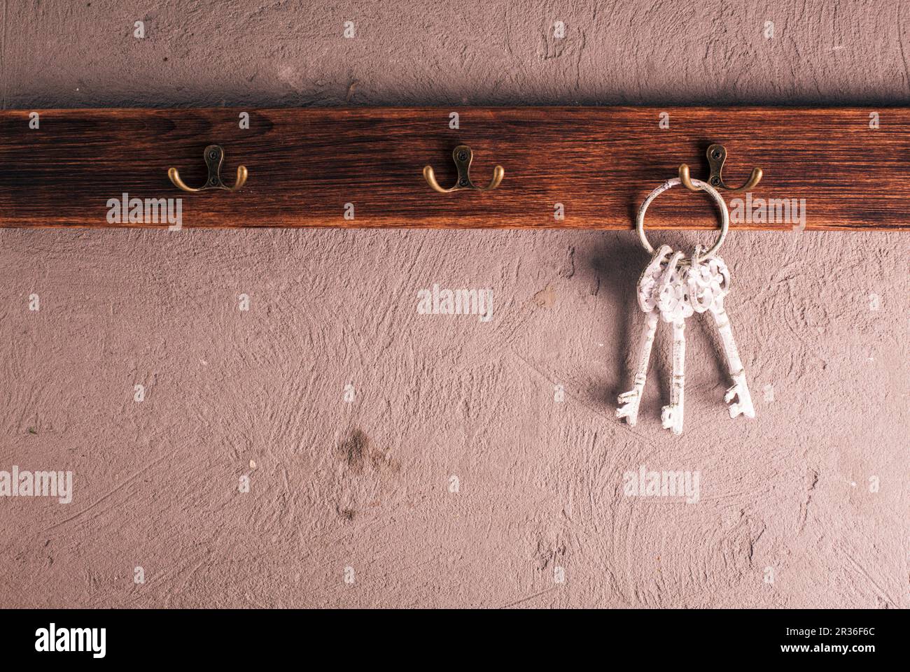 Old (key or keys) on hook hi-res stock photography and images - Alamy