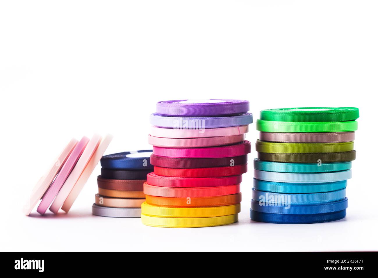 Vibrant pink fabric ribbons hi-res stock photography and images - Alamy