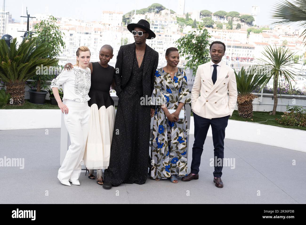 Cannes, France. 23rd May, 2023. Lucie Debay, Eliane Umuhire, Director ...