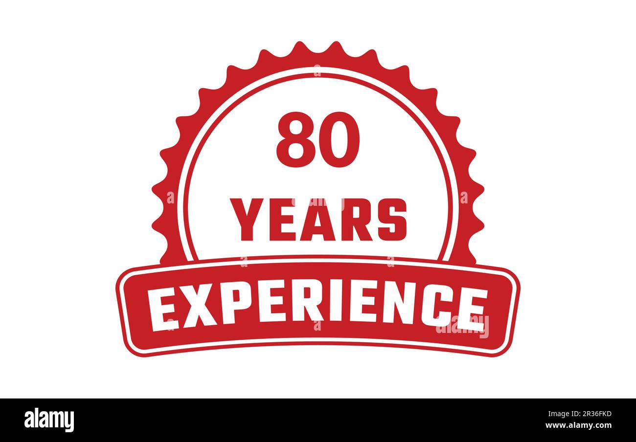 80 years logo Stock Vector Images - Alamy