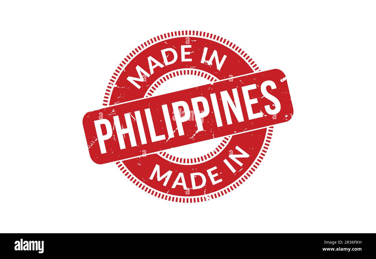 Made In Philippines Rubber Stamp Stock Vector Image & Art - Alamy