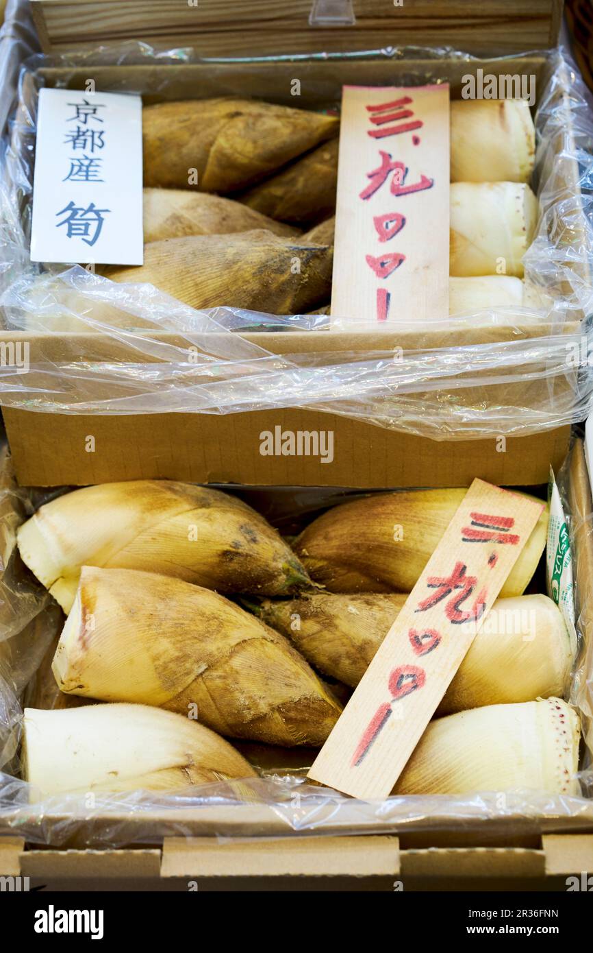 Vegetables at the Nishiki market in Kyoto, Japan Stock Photo - Alamy