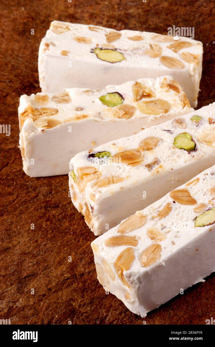 Torrone bianco hi-res stock photography and images - Alamy