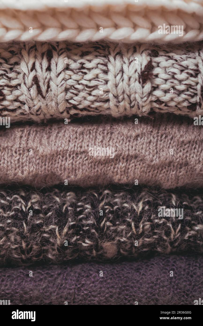 Collection woolen clothes hi-res stock photography and images - Alamy