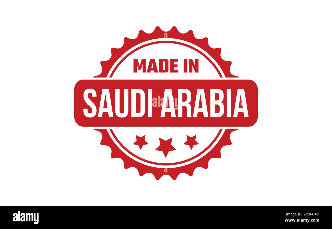 Made In Saudi Arabia Rubber Stamp Stock Vector Image & Art - Alamy