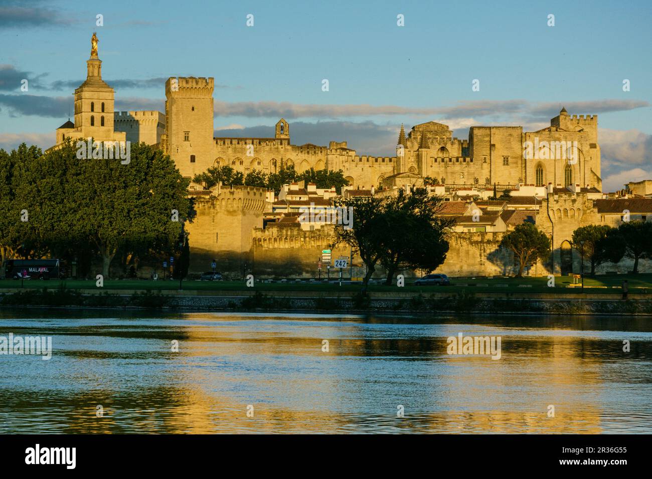 Palacio de los Papas, gotico medieval,Avignon,Francia, Europa Stock ...