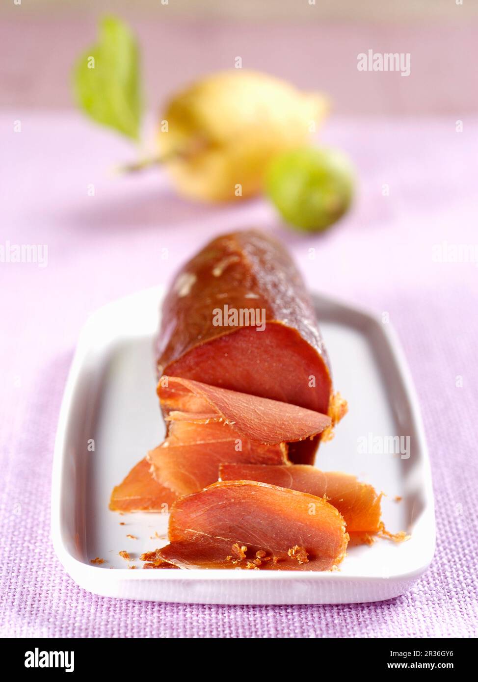 Musciame di tonno rosso (air dried tuna fish, Italy Stock Photo - Alamy